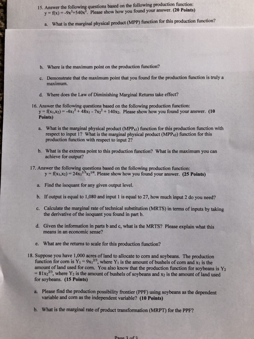 Solved 15. Answer the followin questions based on the | Chegg.com
