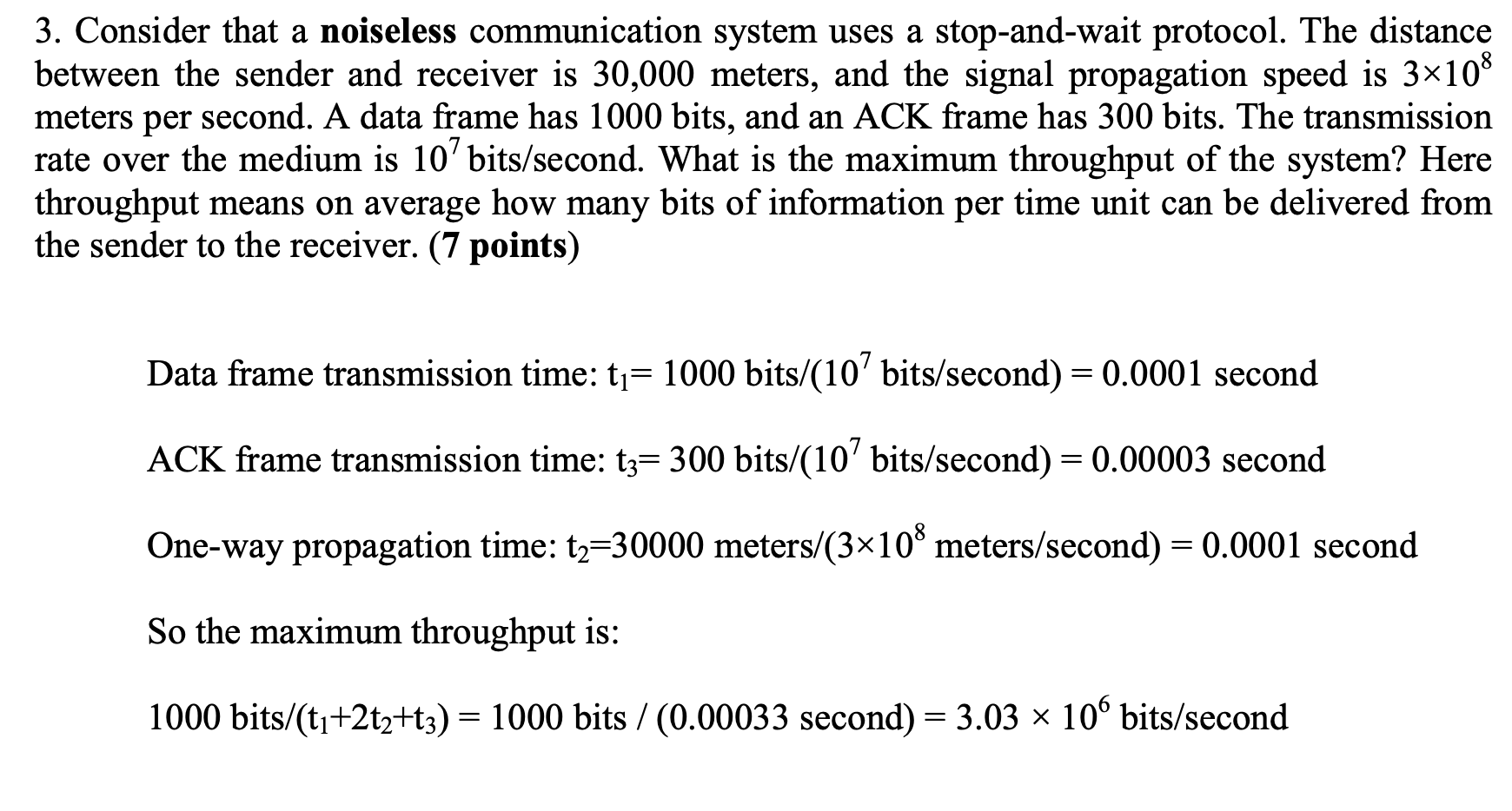 Solved 3. Consider that a noiseless communication system | Chegg.com