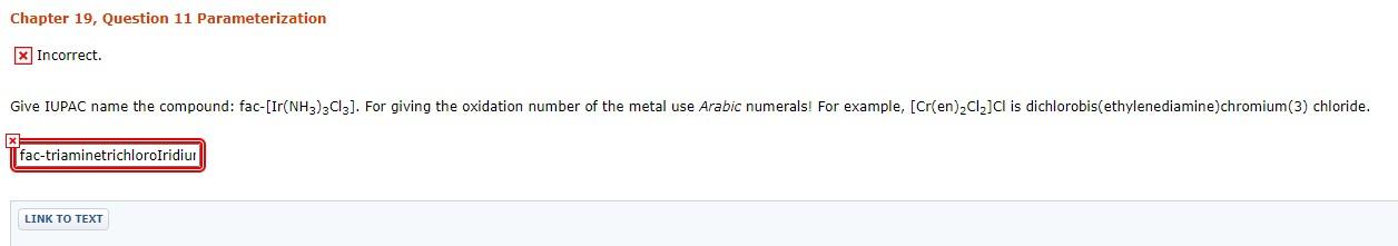 Solved Chapter 19, Question 11 Parameterization x Incorrect. | Chegg.com