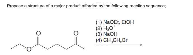 Solved Propose a structure of a major product afforded by | Chegg.com