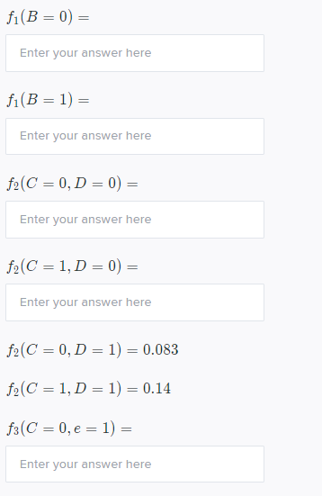 Assume the following Bayes Net and corresponding | Chegg.com