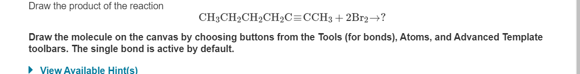 [solved] Draw The Product Of The Reaction [ Mathrm{ch}