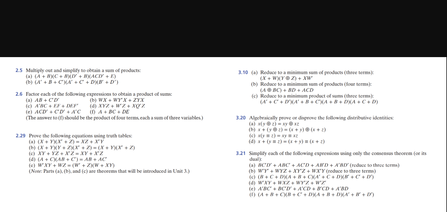 Solved Problem 2.29 a Problem 3.10 b Problem 3.20 c Problem | Chegg.com