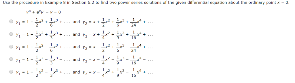 Solved Use the procedure in Example 8 in Section 6.2 to find | Chegg.com