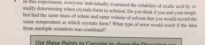Solved In this experiment, everyone individually examined | Chegg.com