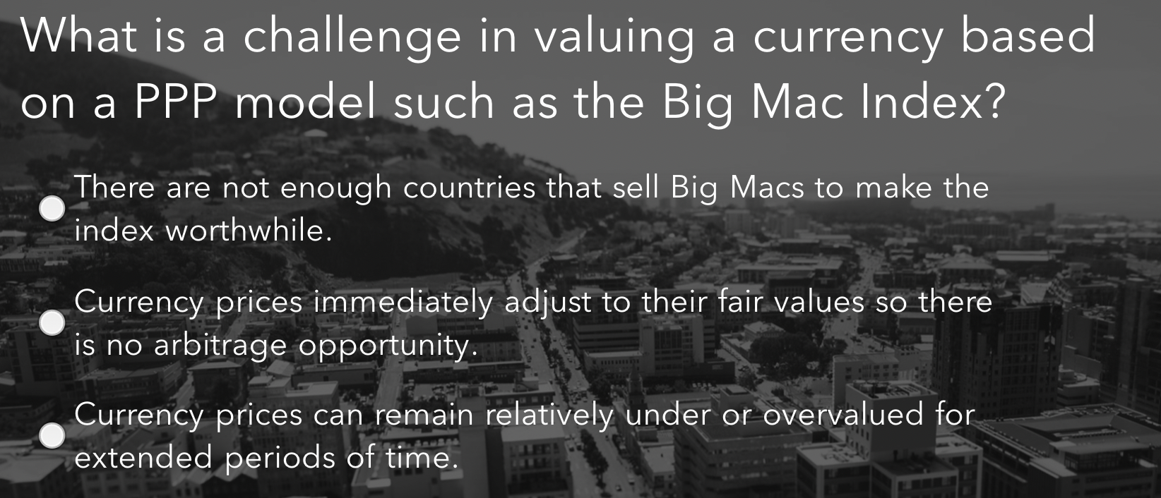 Solved What is a challenge in valuing a currency basedon a | Chegg.com