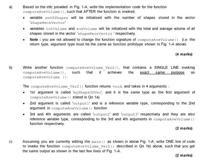 Solved 1. The figure below describes a main program that | Chegg.com