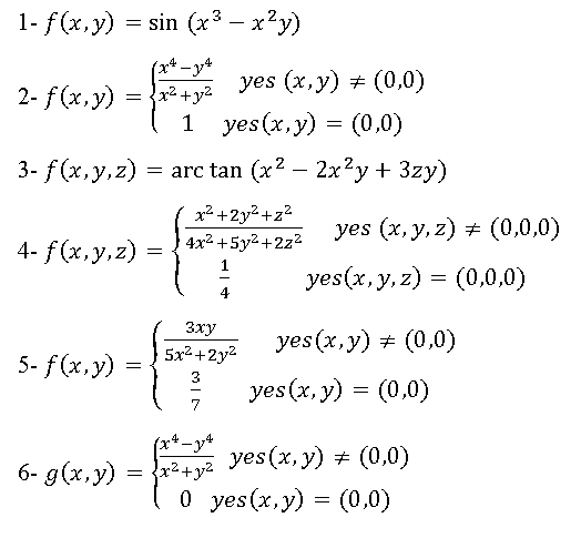 Solved Study the continuity of the following functions, | Chegg.com