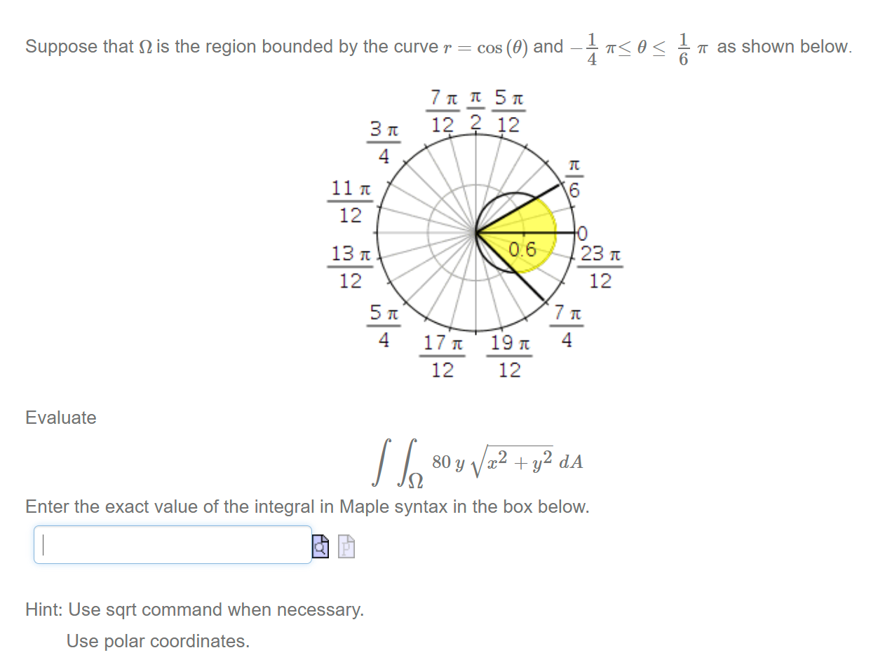 Solved Suppose that Ωis ﻿the region bounded by ﻿the curve | Chegg.com