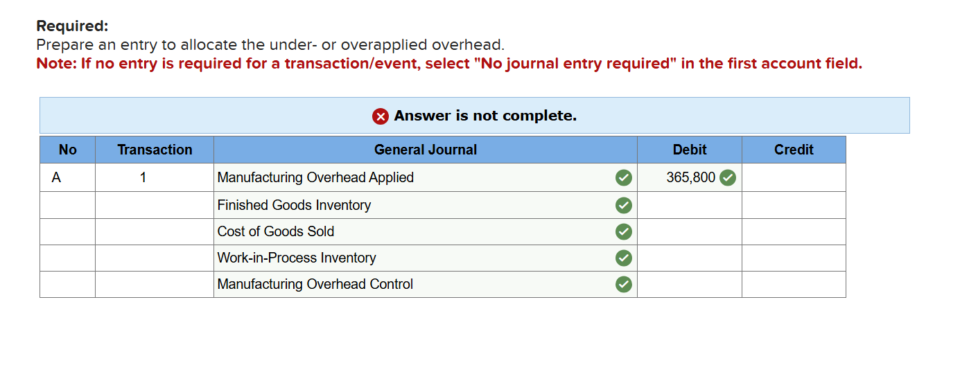 Solved Exercise 7-33 (Algo) ﻿Prorate Under- ﻿or Overapplied | Chegg.com