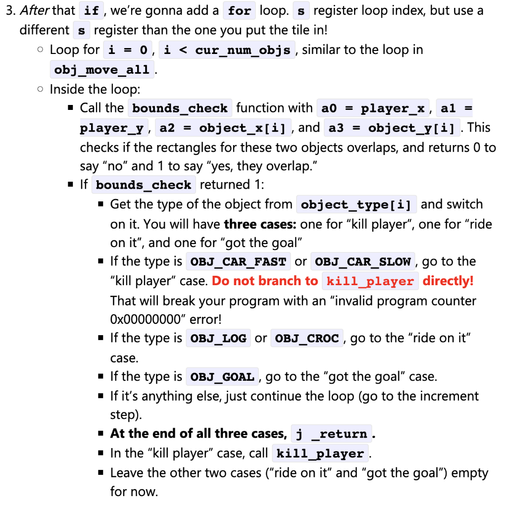 Solved ter that we're gonna add a for loop. register loop | Chegg.com