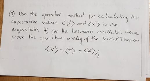 Solved ③ Use the operator method for calculating the | Chegg.com