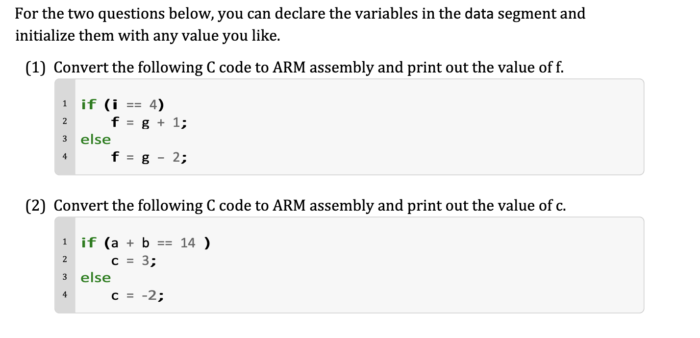 Solved THIS NEEDS TO BE WRITTEN IN AARCH64 assembly | Chegg.com