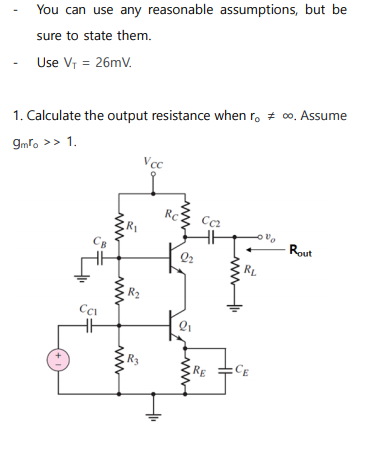 Solved You can use any reasonable assumptions, but be sure | Chegg.com