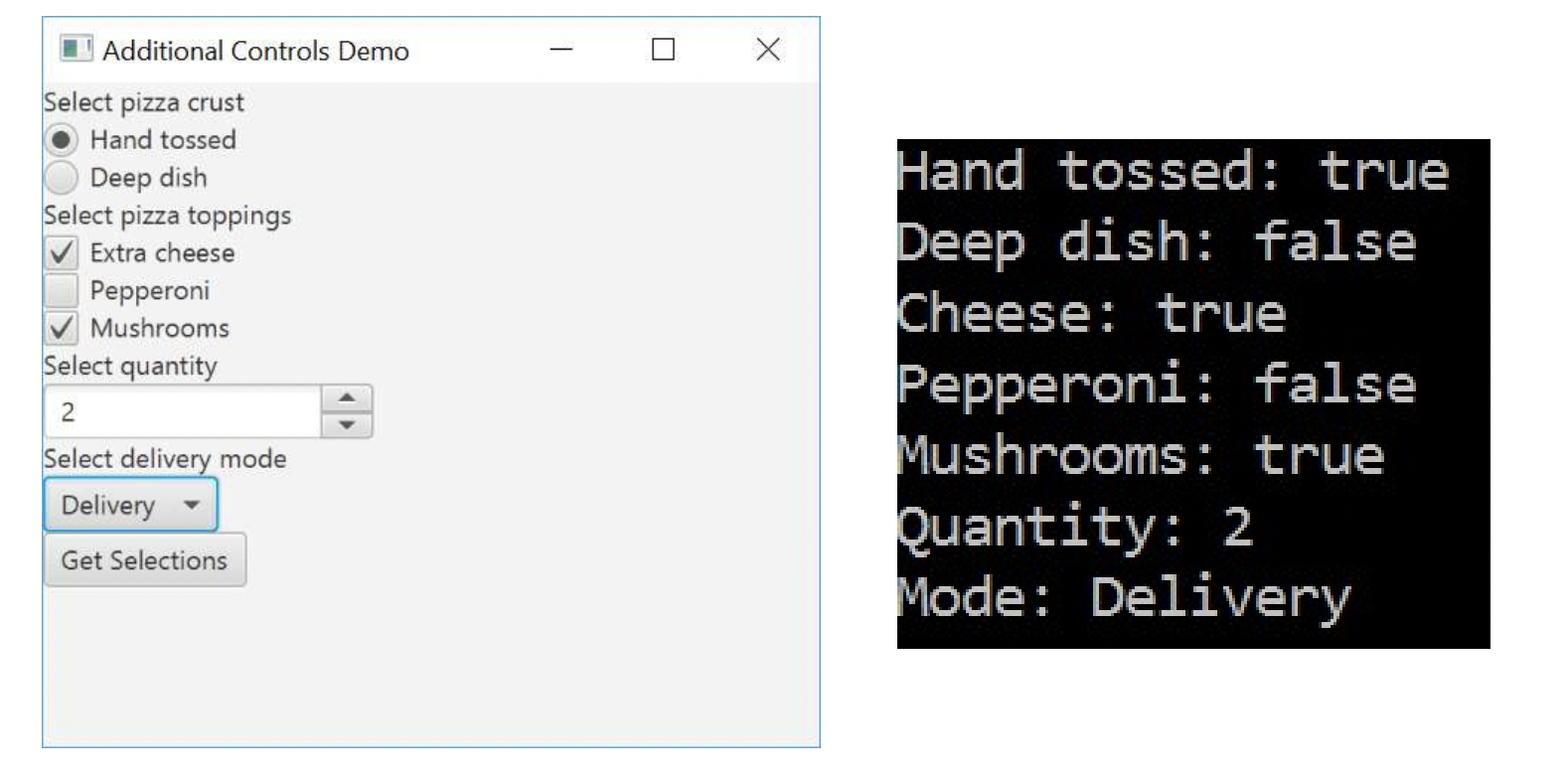 Solved make CH09_ AdditionalControlsDemo.java. You can refer | Chegg.com