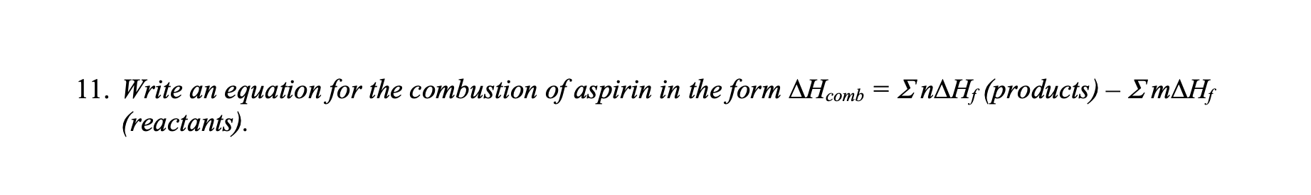Solved I've already balanced the equation and got C9H804 | Chegg.com