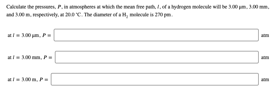 Solved Calculate the number of collisions per second of one | Chegg.com