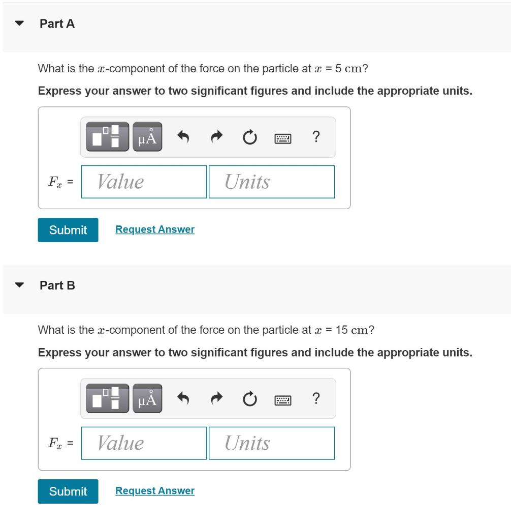 Solved A system in which only one particle can move has the | Chegg.com