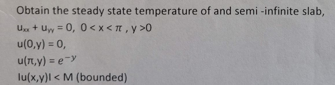 Solved Obtain the steady state temperature of and semi | Chegg.com