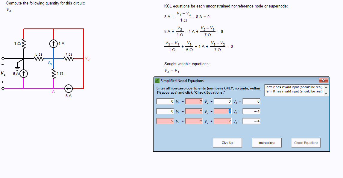 Solved Plug in values for the matrix and solve for values | Chegg.com