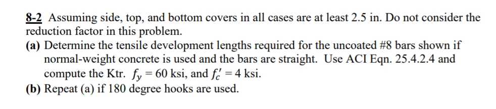 Solved 8-2 Assuming side, top, and bottom covers in all | Chegg.com