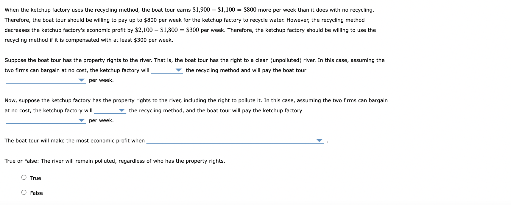 Solved 8. The effects of property rights on achieving | Chegg.com