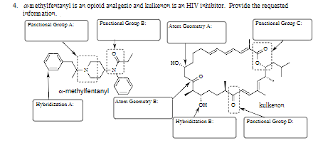 Solved 4. a-methylfentanyl is an opioid analgesic and | Chegg.com