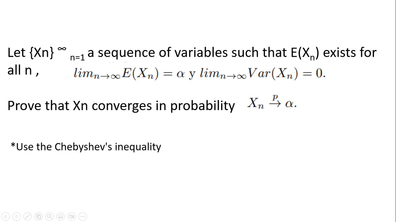 Solved Let {Xn}n=1∞ a sequence of variables such that E(Xn) | Chegg.com