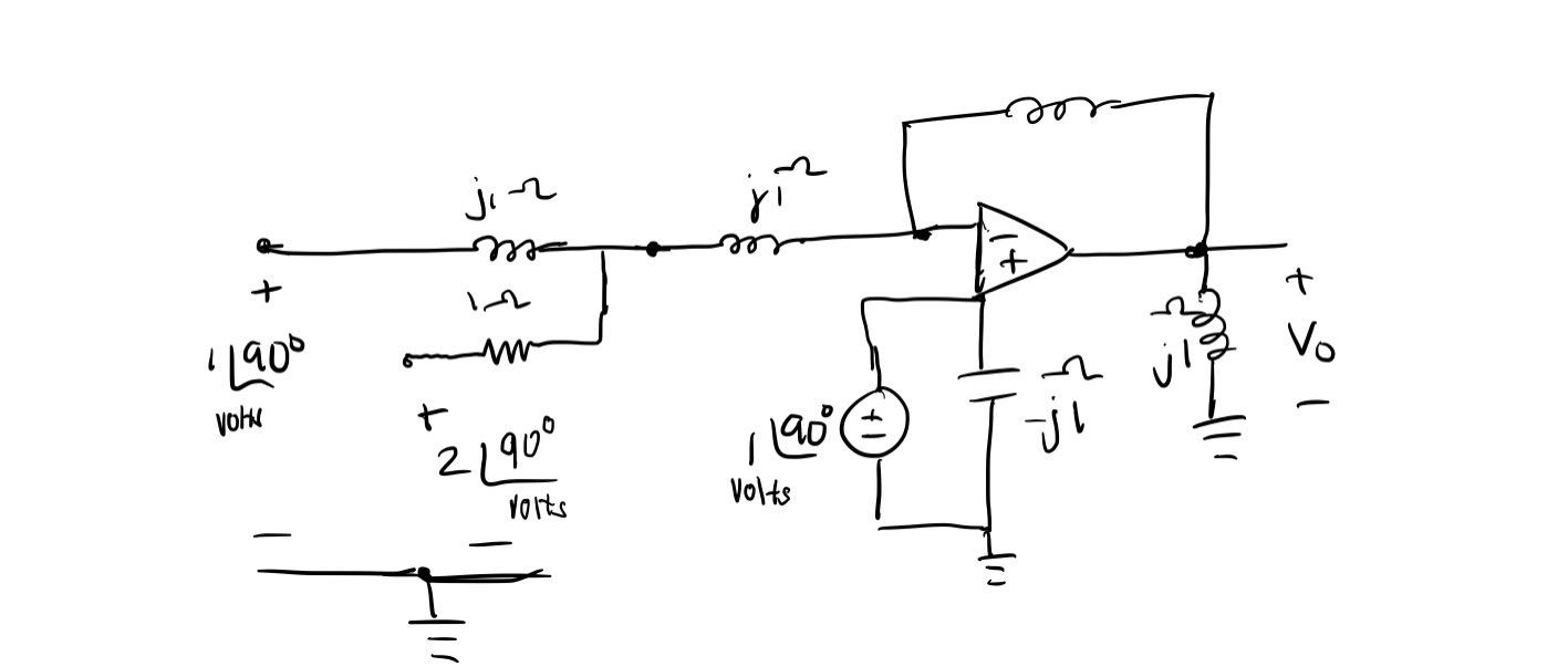 Solved In the Circuit with ideal Op Amp, determine Vo, the | Chegg.com