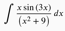 Solved Integrate this integral from 0 -> ∞, by Residue | Chegg.com