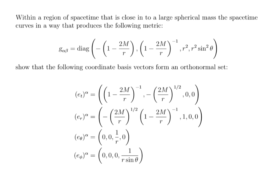 Solved Within a region of spacetime that is close in to a | Chegg.com