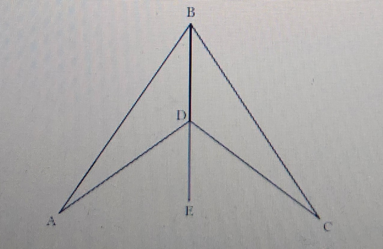 Solved Given: ∠ADE≅∠CDE and BD bisects ∠ABC. Prove: AB≅CB | Chegg.com