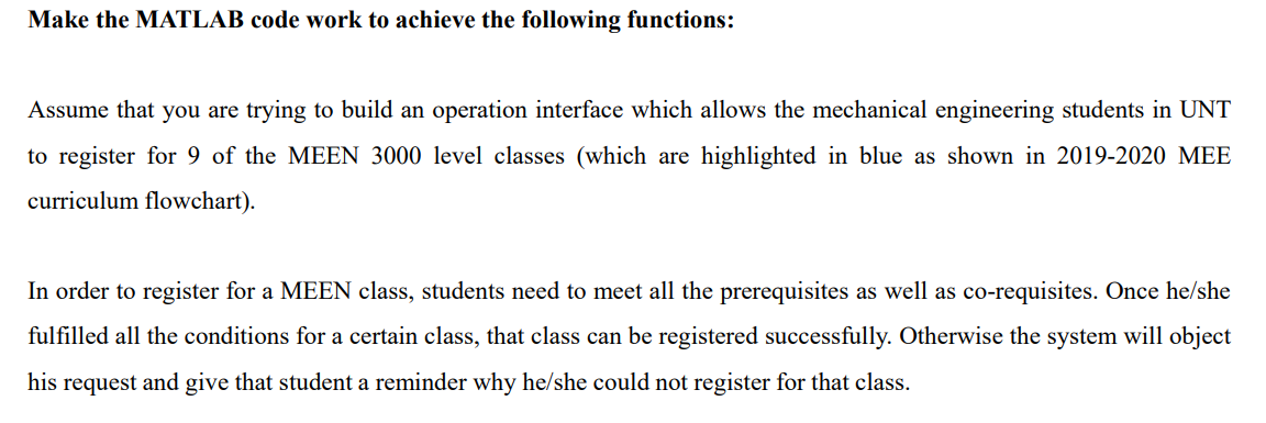 Solved Make the MATLAB code work to achieve the following | Chegg.com