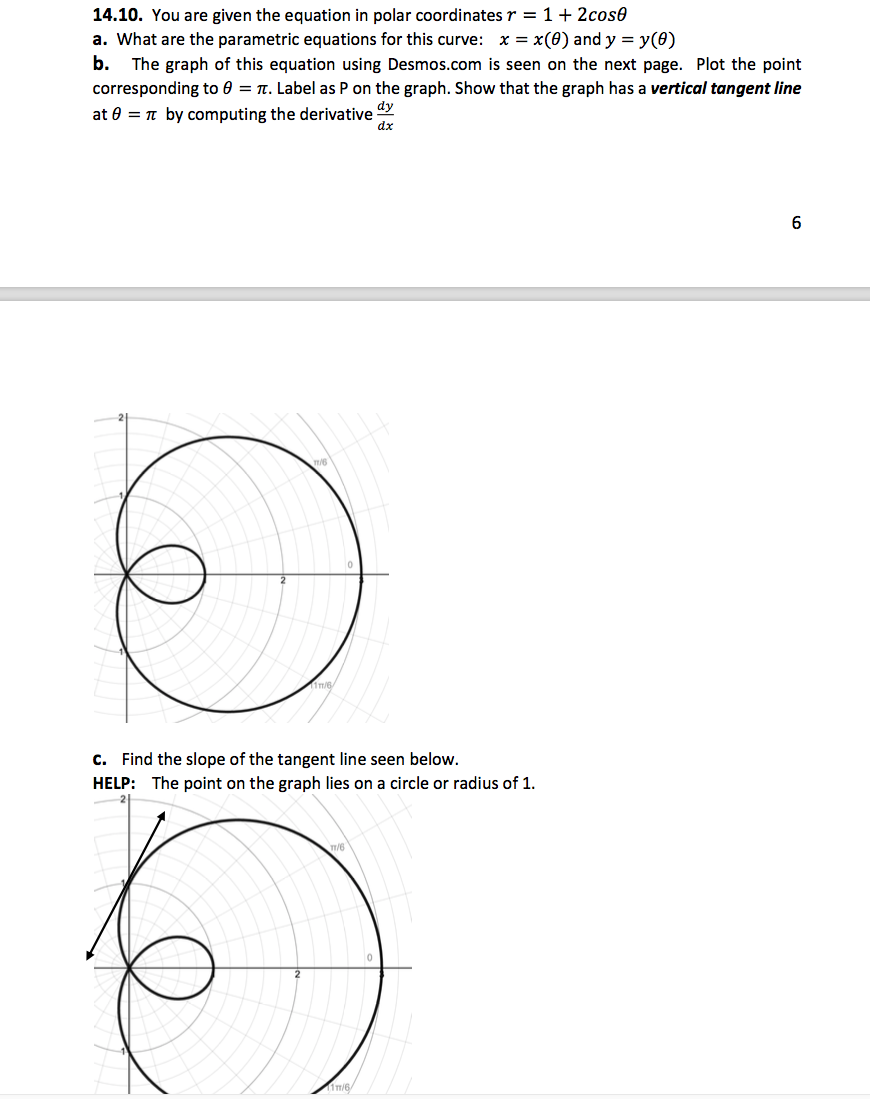 Solved 14.10. You are given the equation in polar | Chegg.com