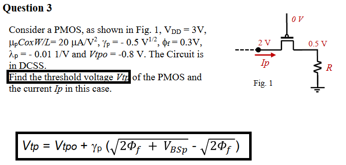 Show me ﻿how to ﻿find Vt ﻿using the given equation | Chegg.com
