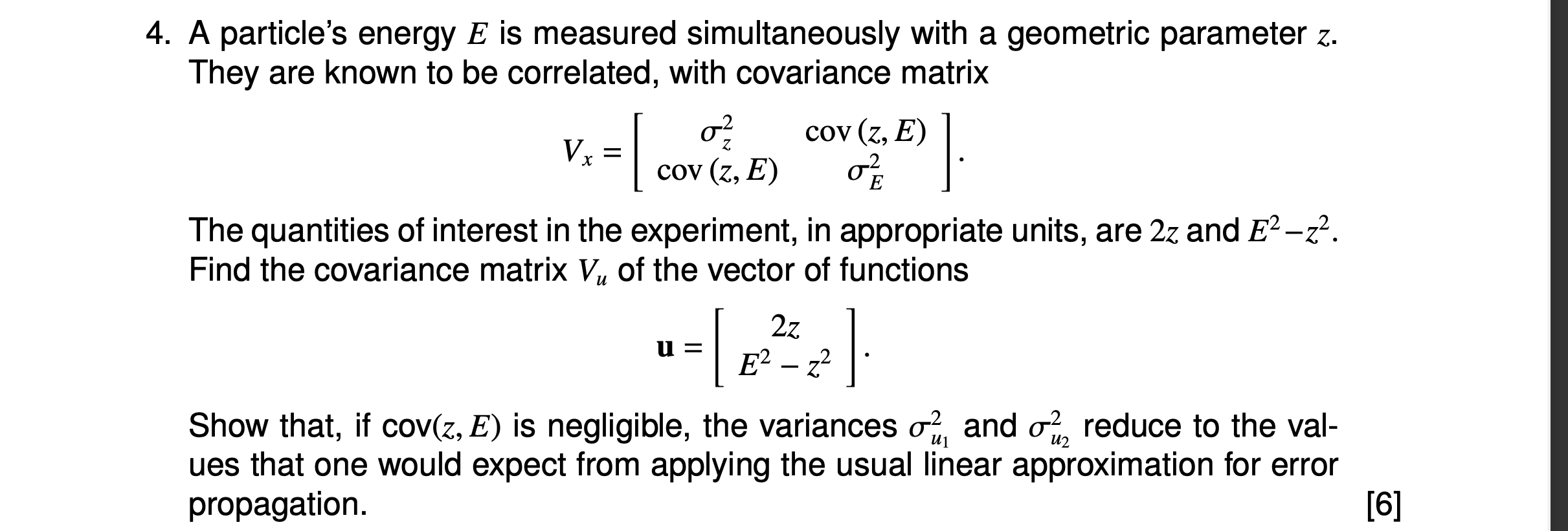 Solved A particle's energy E is measured simultaneously with | Chegg.com