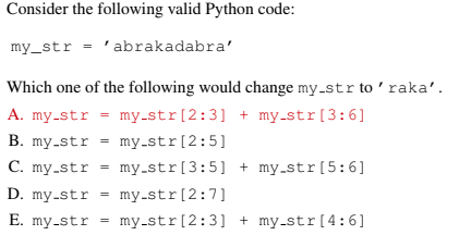Solved 23. What is the output of the valid Python code | Chegg.com