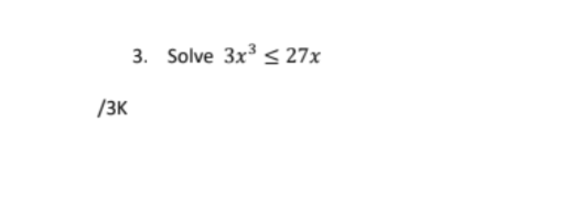 Solved 3. Solve 3x3