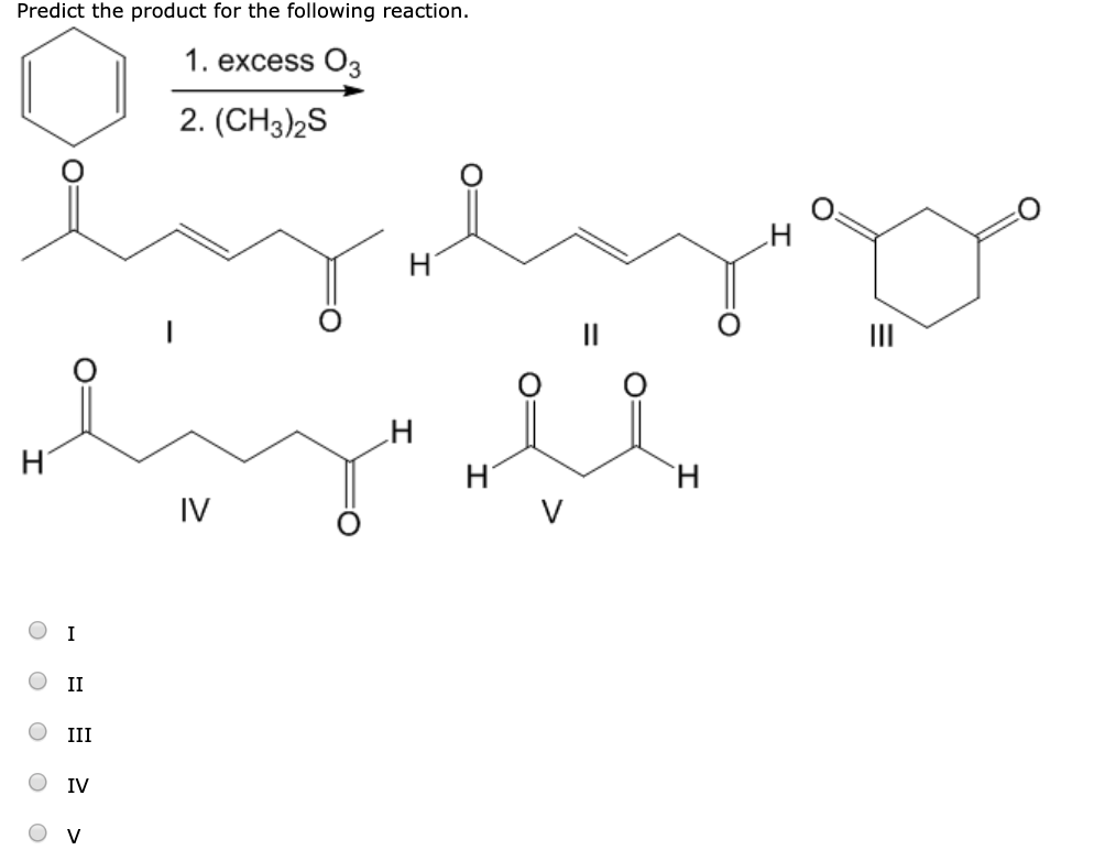 Solved Predict the product for the following reaction. 1. | Chegg.com
