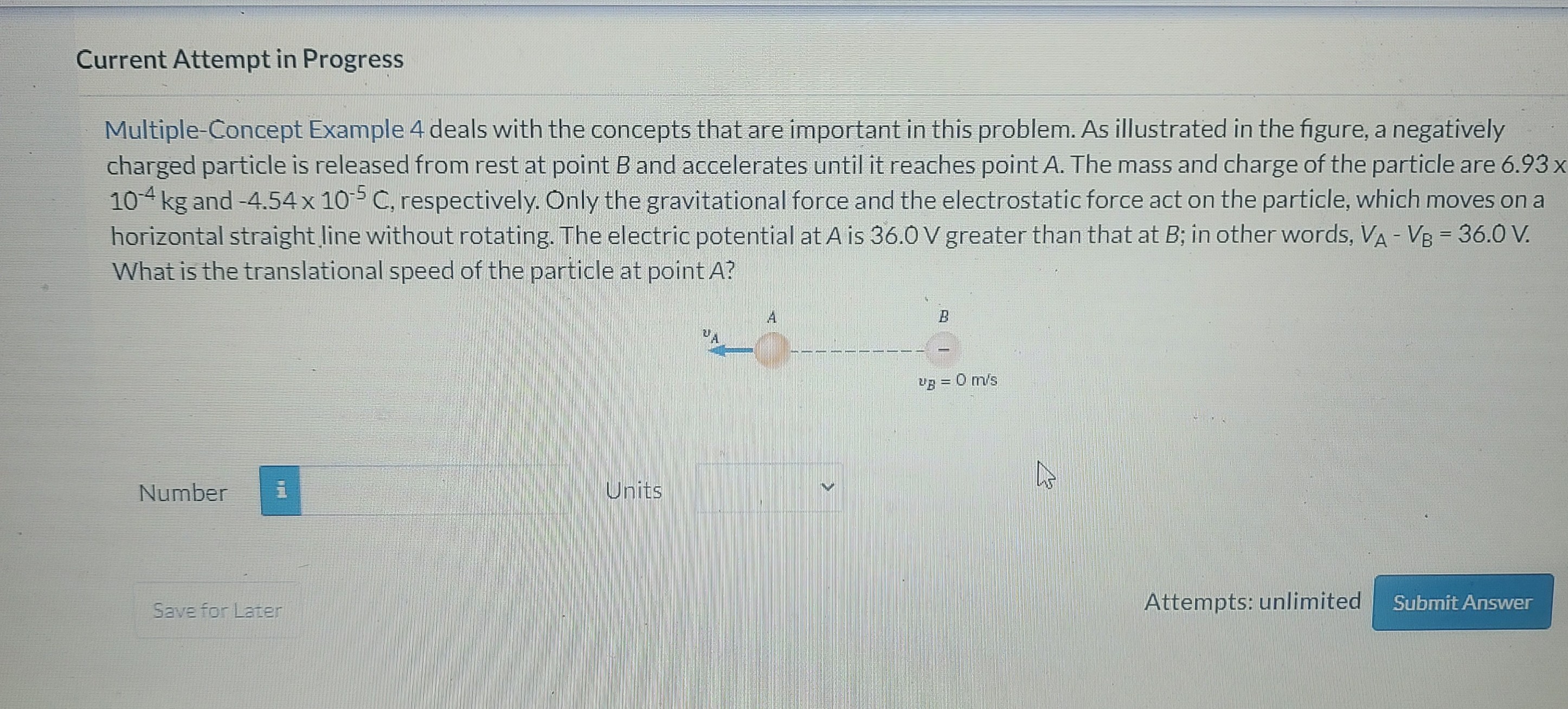Solved Current Attempt in ProgressMultiple-Concept Example 4 | Chegg.com