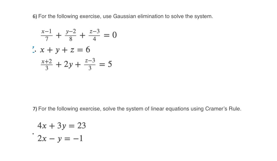 Solved PLEASE help with 6 and 7 i will upvote!!! please put | Chegg.com