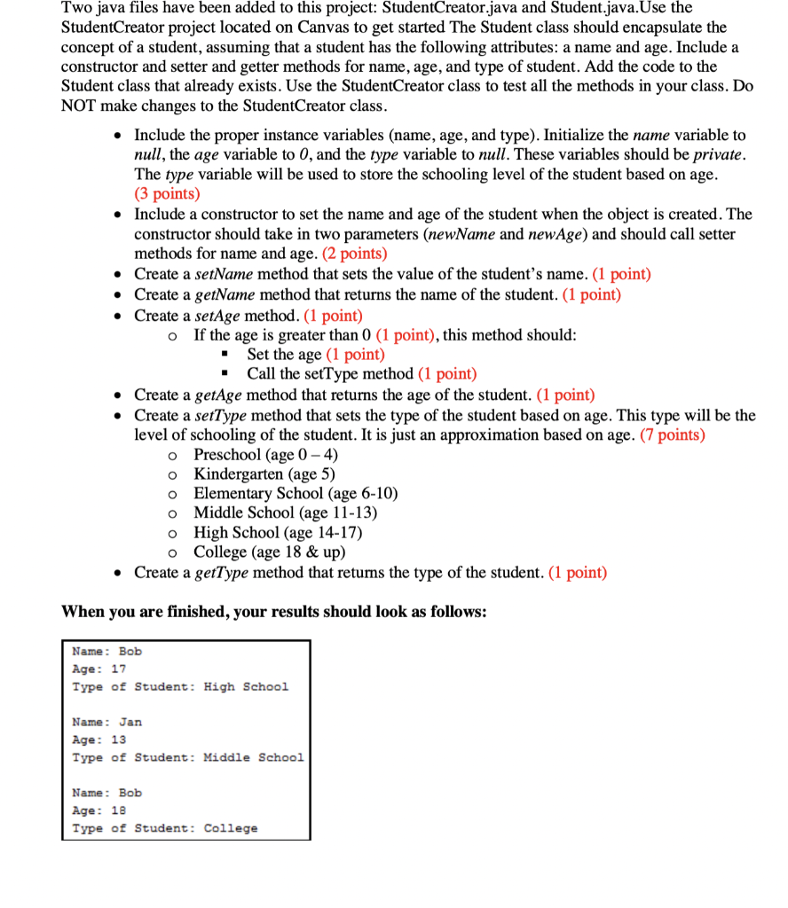 Solved Two java files have been added to this project: | Chegg.com