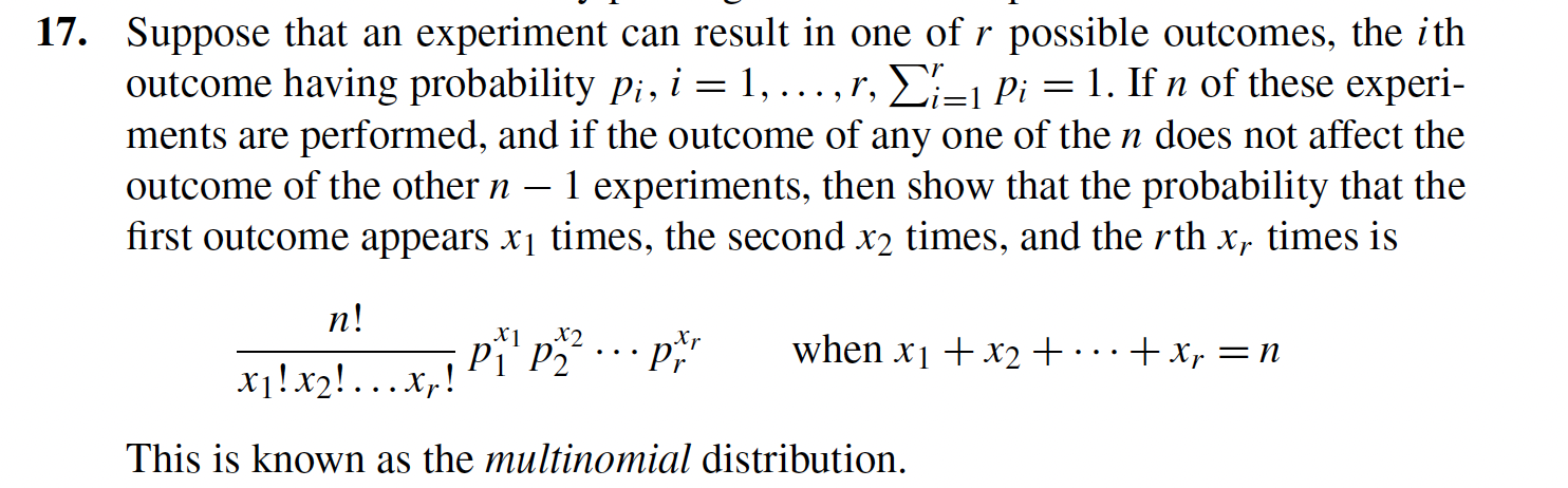 Solved 7. Suppose that an experiment can result in one of r | Chegg.com