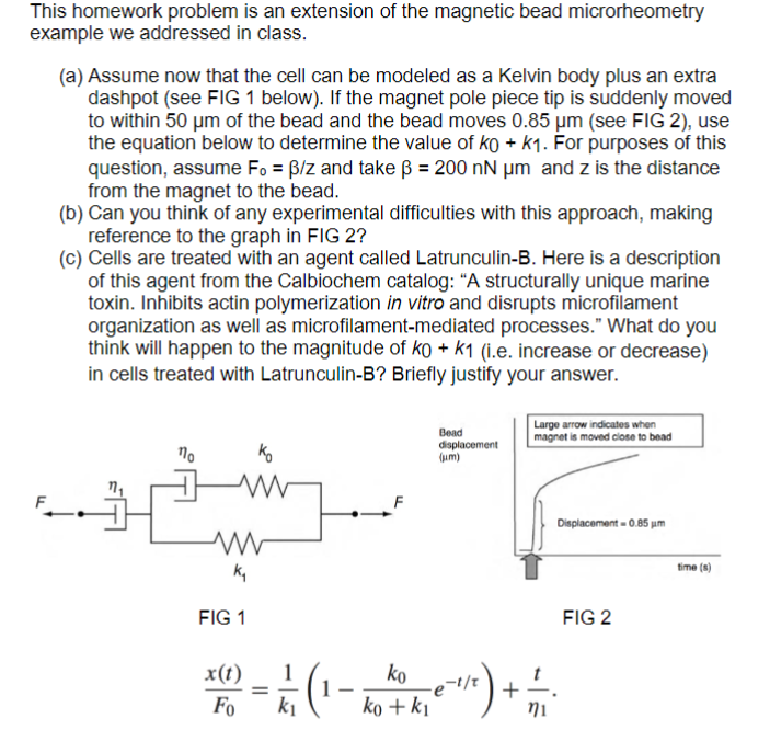 Solved This homework problem is an extension of the magnetic | Chegg.com