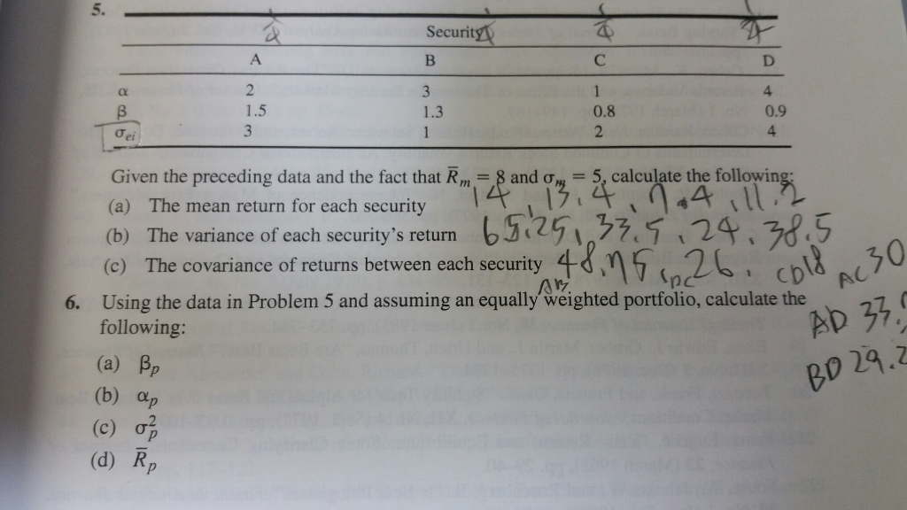 Textbook: Modern portfolio theory and investment | Chegg.com
