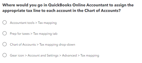 Solved Where would you go in QuickBooks Online Accountant to | Chegg.com