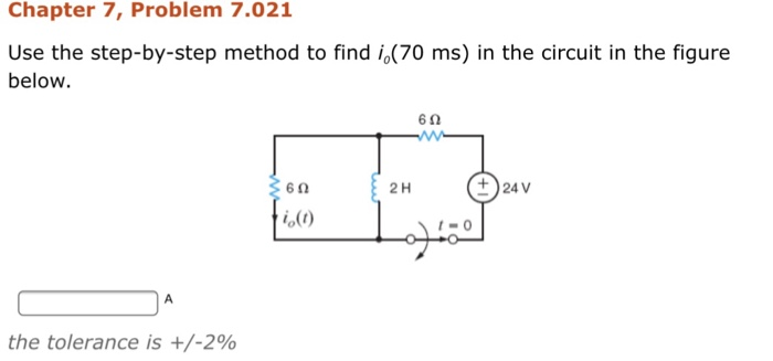 Solved Chapter 7, Problem 7.007 Use the differential | Chegg.com