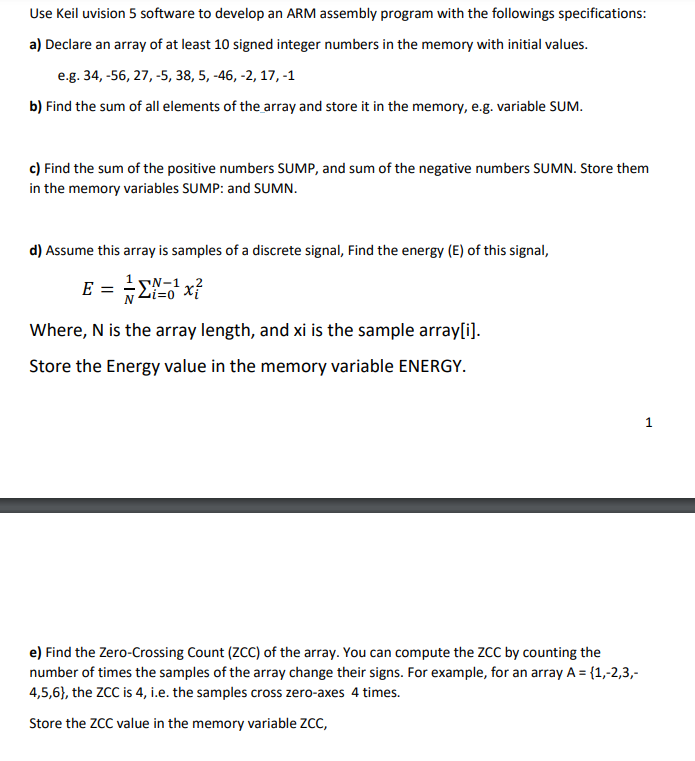 Use Keil uvision 5 software to develop an ARM | Chegg.com