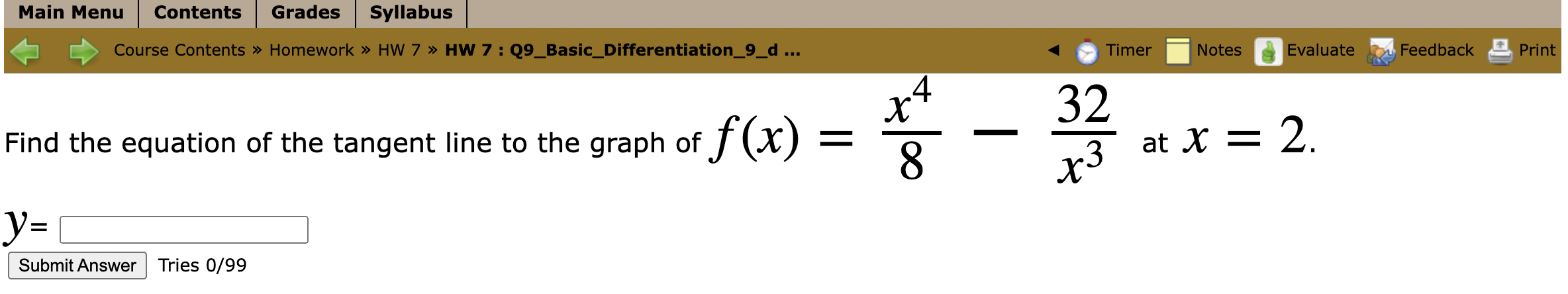 Solved Main Menu Contents Grades Syllabus Course Contents » | Chegg.com