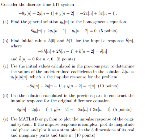 Solved Consider the discrete-time LTI system | Chegg.com